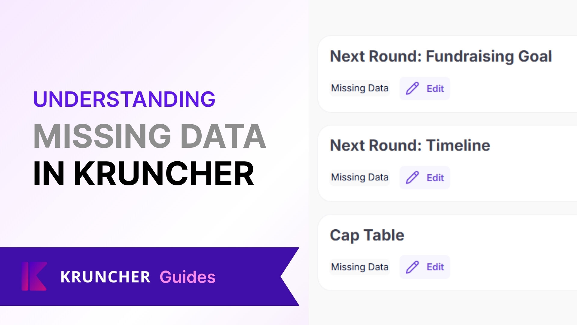 Kruncher Guides | Missing Data